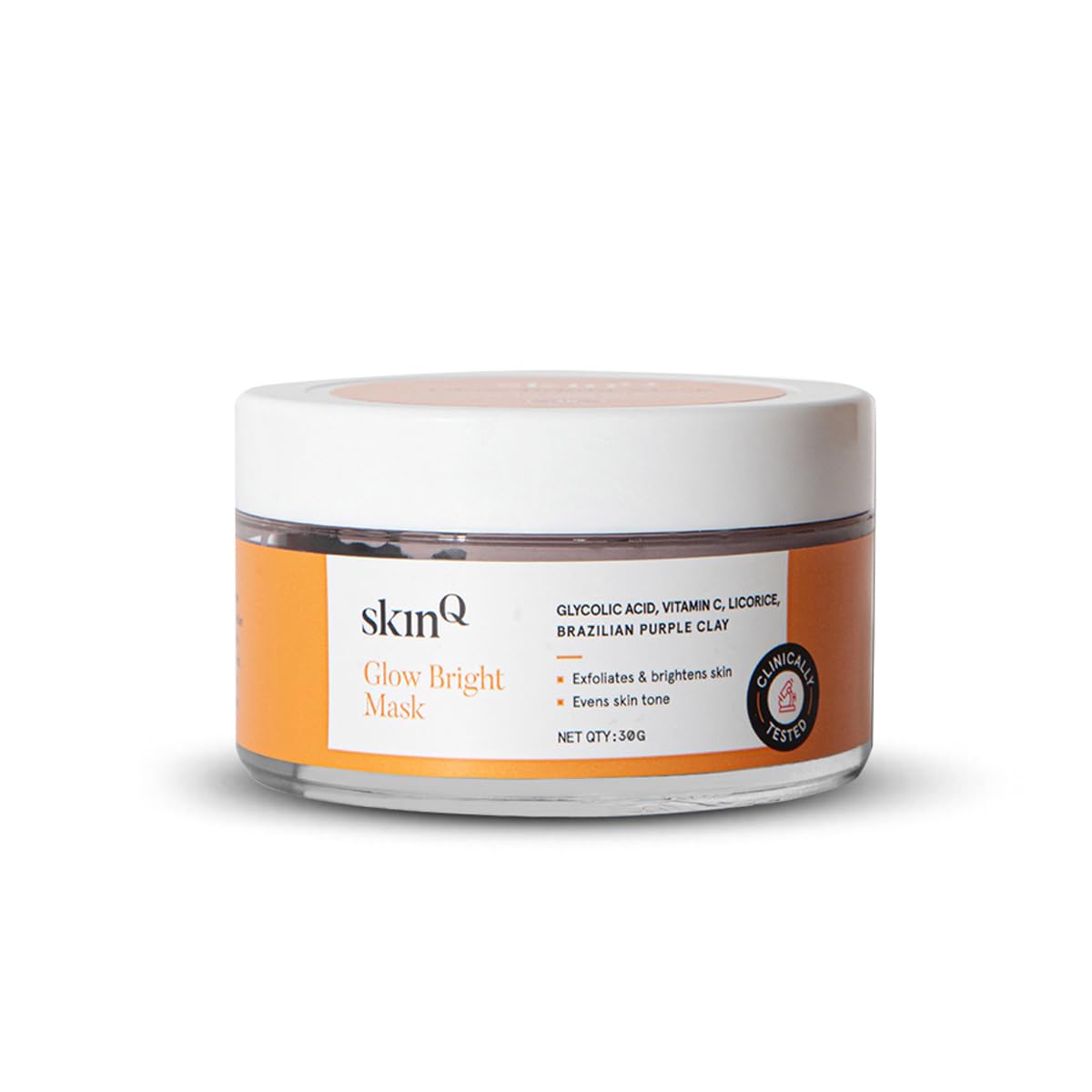 Buy SkinQ Niacinamide & Vitamin C Glow Bright Face Mask | AHA Based ...