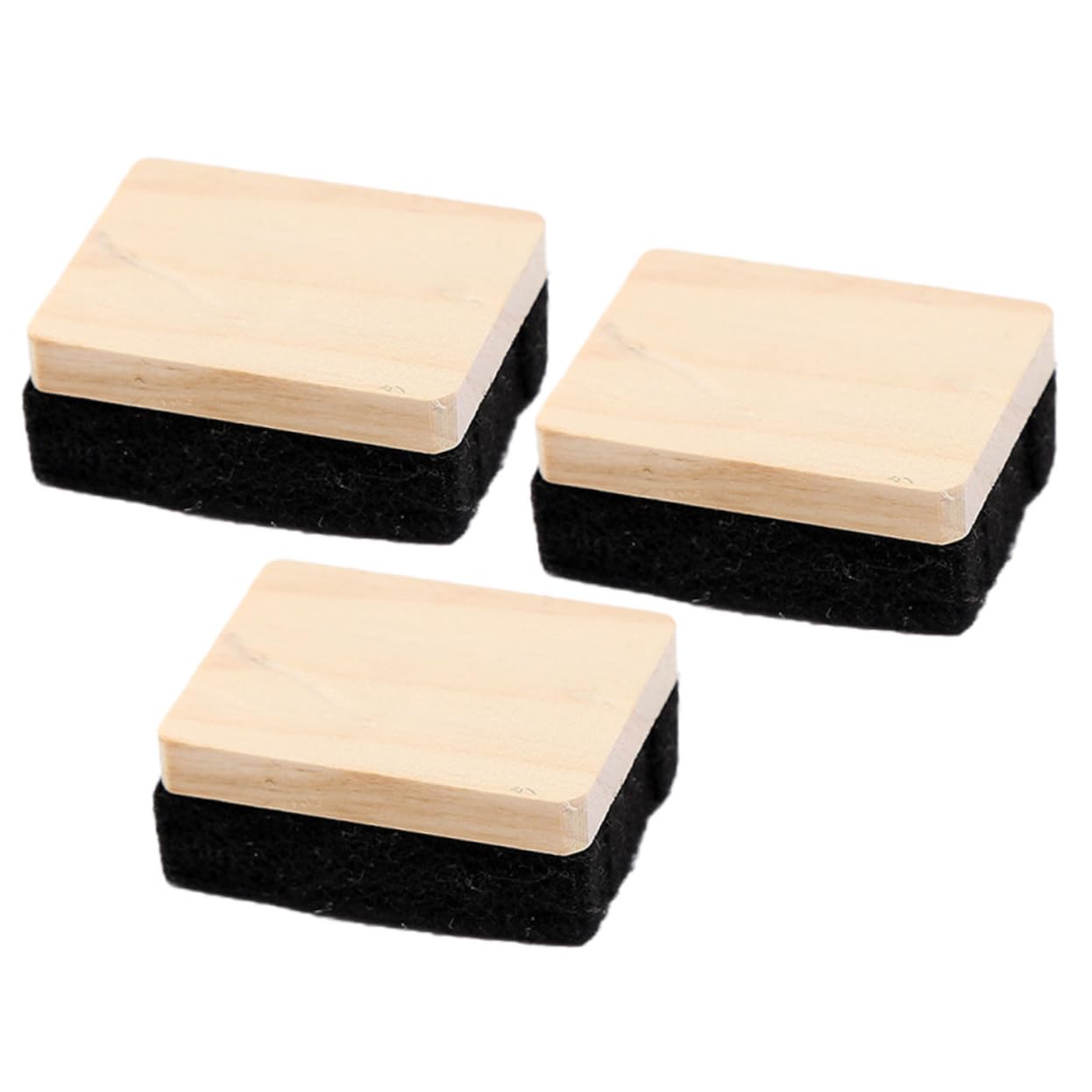 Amazon.com : NUOBESTY 3pcs Erasers Wooden Blackboard Eraser Whiteboard ...