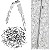 Blulu 100 PCS Manganese Steel Cable Clips for Stucco Surfaces Stucco ...