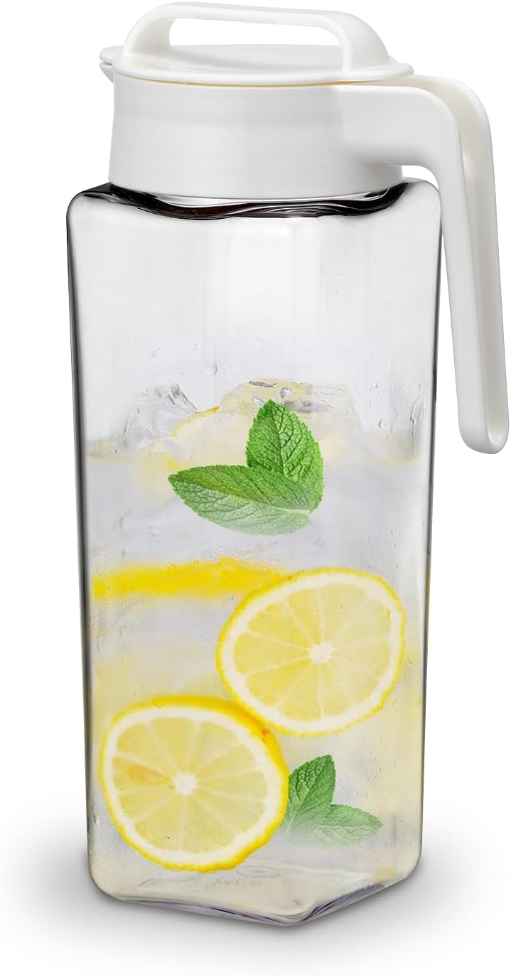 Amazon.com: Komax Tritan Plastic Water Pitcher with Lid – BPA-Free ...