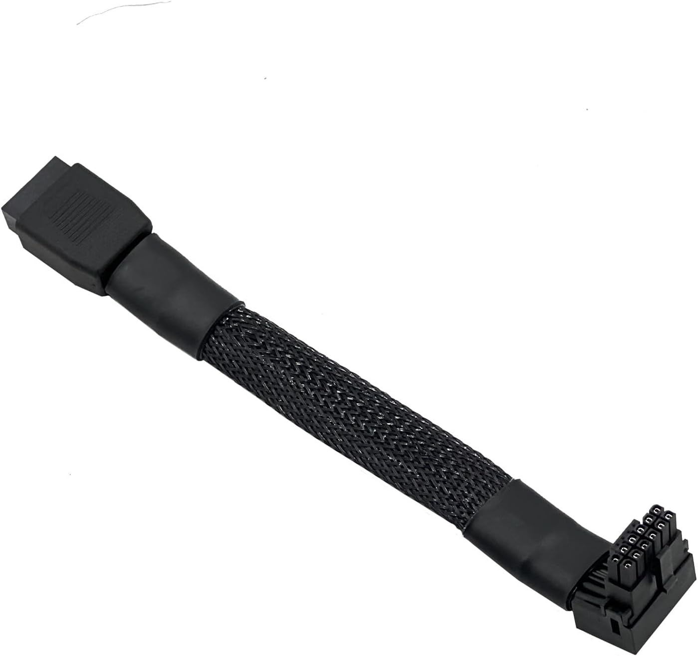 Amazon.com: JOYJOM PCI-e 5.0 12VHPWR 16Pin Right Angle Adapter Female ...