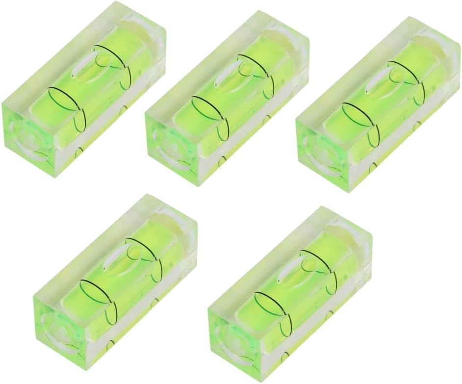 Square Spirit Level - 5Pcs 15 * 15 * 40MM Mini Bubble Levels Stick on ...