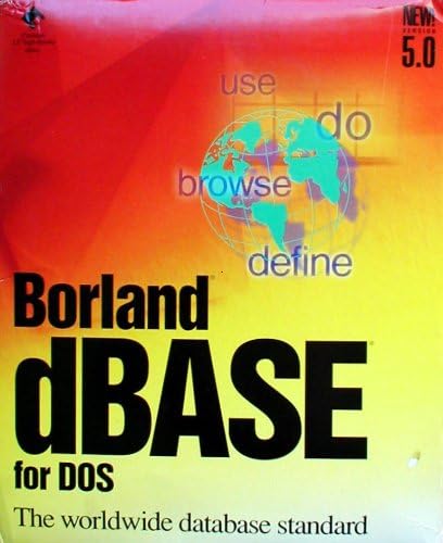 Amazon.com: BORLAND dBASE 5.0 FOR DOS : Everything Else