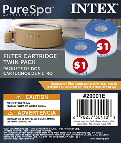 Snapklik.com : Intex Type S1 Filter Cartridge For PureSpa