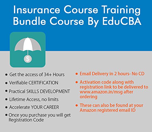 Insurance Course Training Bundle by EDUCBA (Email Delivery in 2 hours - No CD) : Amazon.in: Software