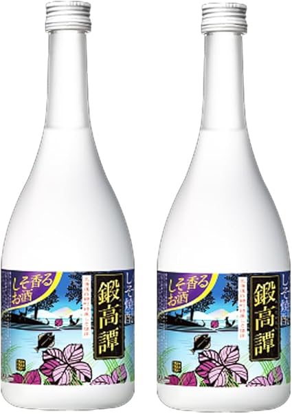 Amazon.co.jp: 紫蘇焼酎 しそ焼酎 鍛高譚 20° 720ml×2本 焼酎 たんたかたん 北海道 合同酒精 焼酎ハイボール : 食品・飲料・お酒