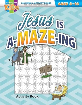 Jesus Is A-MAZE-ING Activity Book: Warner Press: 9781684345748: Amazon ...