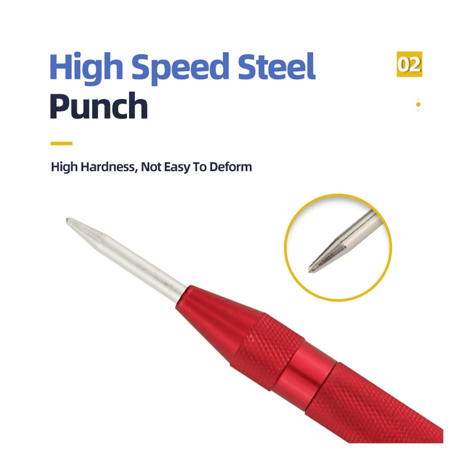 Punch Tool YEJIANGHUA Automatic Center Punch - Spring Loaded Metal ...