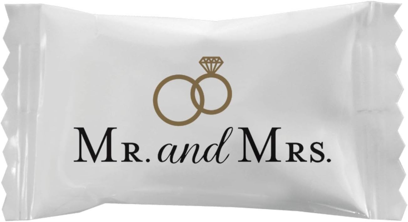 Amazon.com : Party Sweets By Hospitality Mints Mr. & Mrs. Buttermints ...