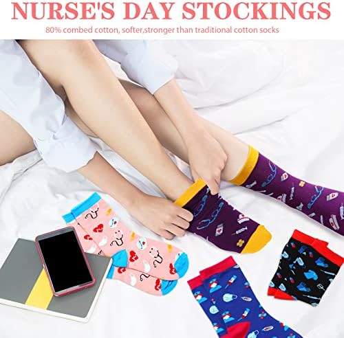 Amazon.com: Unittype 60 Pair Nurse Socks Gift Socks Compression Socks ...