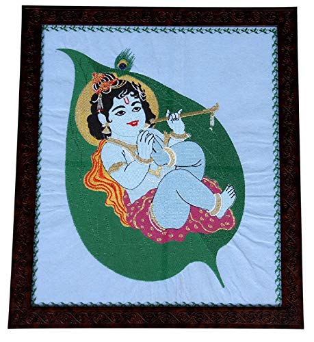 ASA EMBROIDERY Krishna Thread Work Paintings : Amazon.in: Home & Kitchen