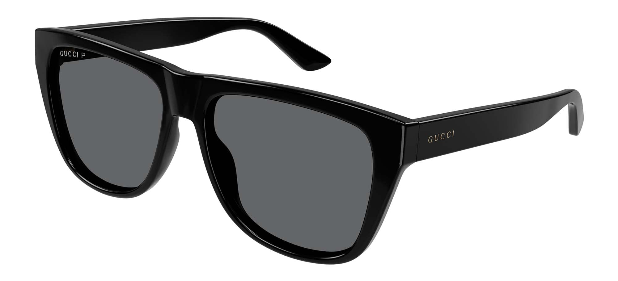 Amazon.com: Gucci GG1345S Polarized Sunglasses 002 Black 57mm ...