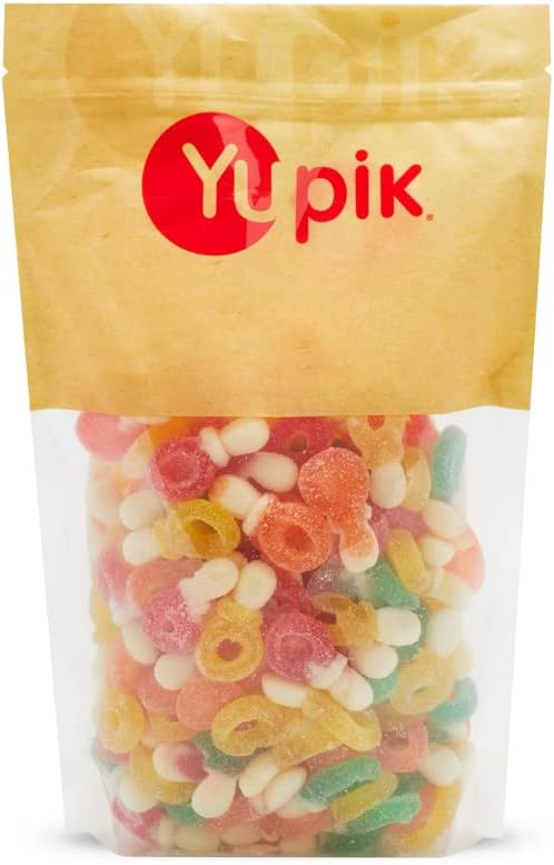 Yupik Gummy Dummies, 1 kg, Gluten-Free, Sugary Coating, Fruity Flavors ...