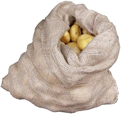 Nutley's Strong & Durable Hessian Jute Potato Sacks 30cm x 45cm (Pack ...