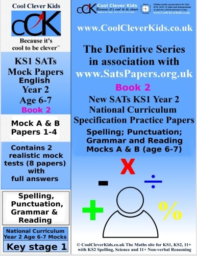 SATs KS1 Year 2 English Practice Papers 1-4 (Mock Tests A-B) Book 2 ...