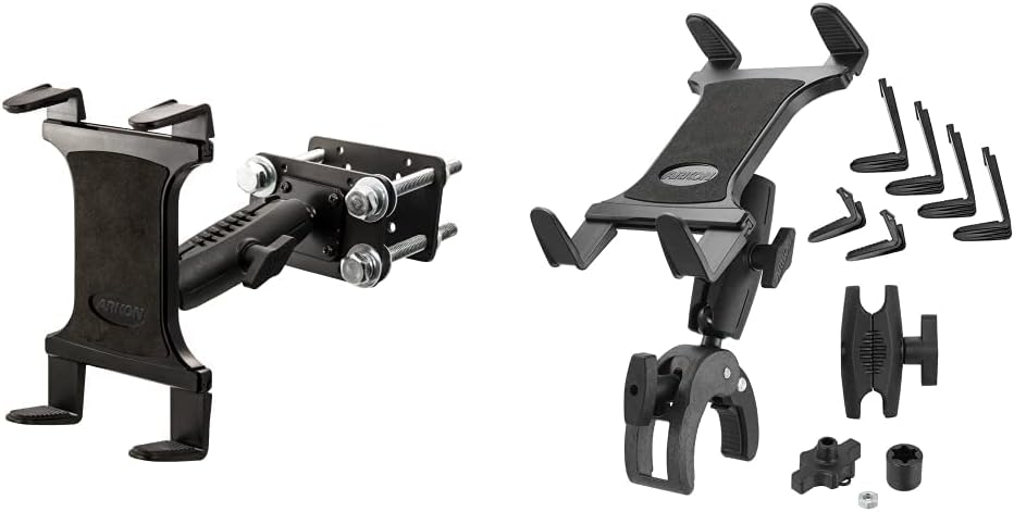 Amazon.com: ARKON Robust Forklift Tablet Mount, Black, Handlebar Clamp ...