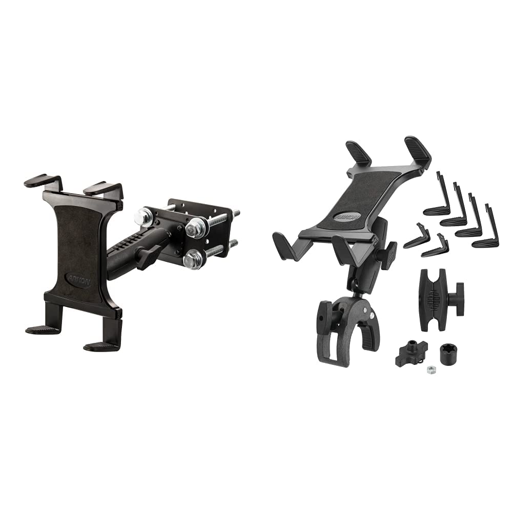 Amazon.com: ARKON Robust Forklift Tablet Mount, Black, Handlebar Clamp ...