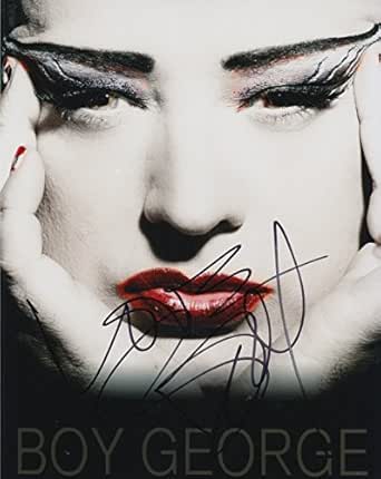 Boy George signed 8x10 photo at Amazon's Entertainment Collectibles Store