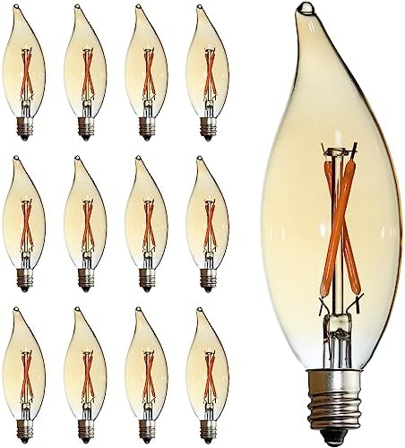 Amazon.com: HERO-LED CA10-DSGT-2W-WW22 Dimmable Gold Tint CA10 E12 2W ...
