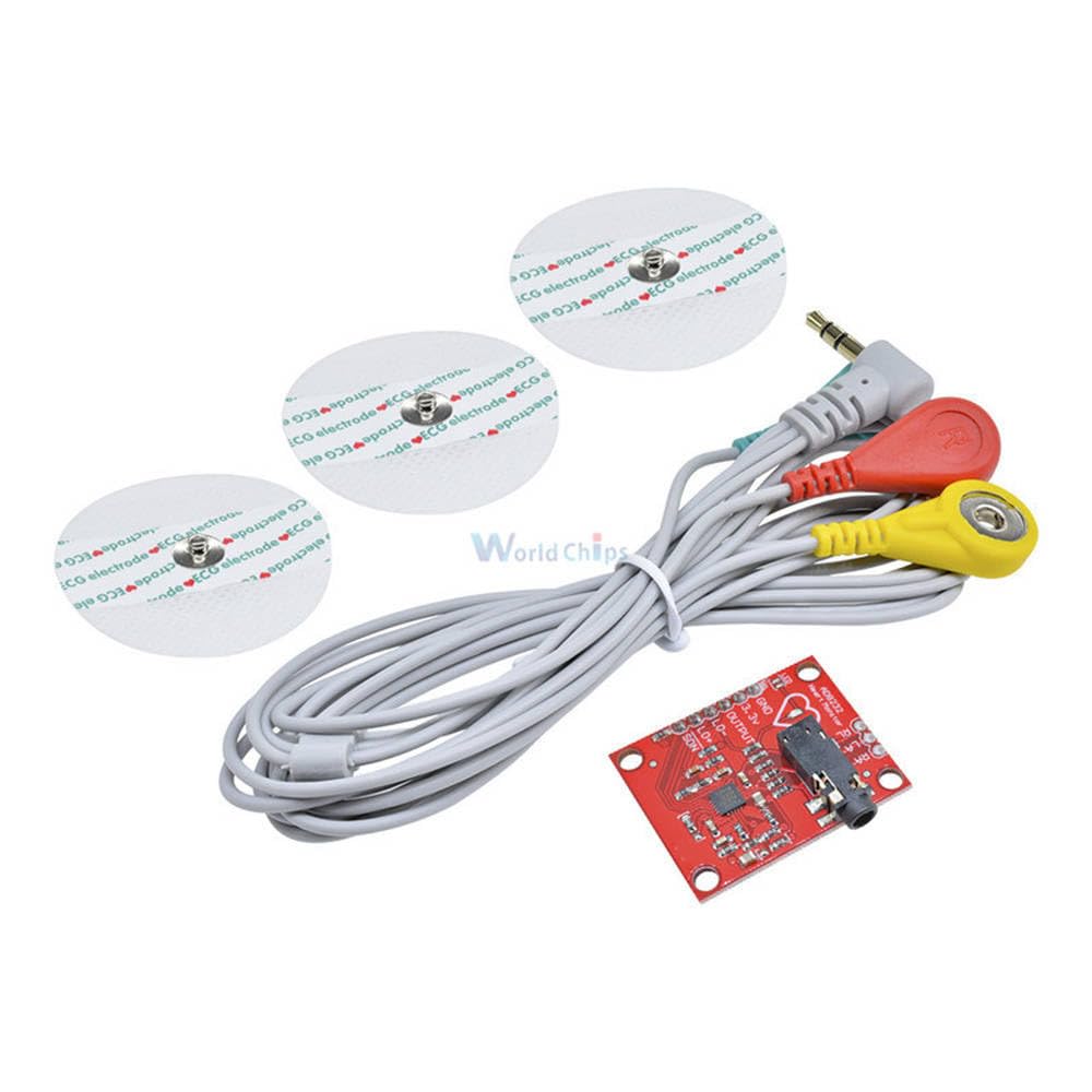 Ecg Module AD8232 Ecg Measurement Pulse Heart Ecg Monitoring Sensor ...
