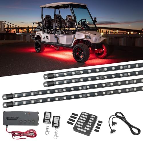 Amazon.com: LEDGlow 4pc Million Color LED 12V-72V Electric 6-Seater ...