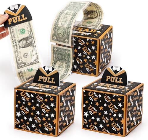 Amazon.com: Chivertion 16pcs Graduation Explosion Money Box 12 Bounces ...