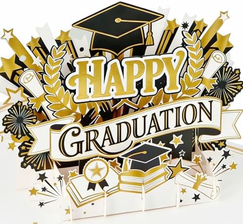 Amazon.com : FaCraft Graduation Card Pop Up 2026 - Handmade Premium ...