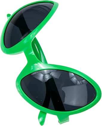 Amazon.com: Toyvian Alien Sunglasses Costume for Men Green Sunglasses ...