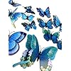 Amazon.com: 12PCS PVC 3D Butterfly Fridge Magnets Refrigerator Magnets ...