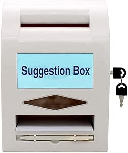 Suggestion Box,Donation Box,Mail Box,Comment Box Locking and Pen for ...