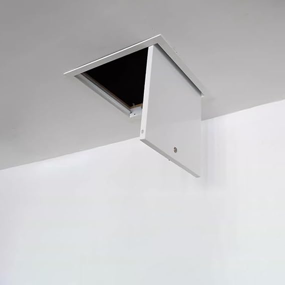 Amazon.com: Kunovo Lockable Attic Access Hole Cover, Ceilings & Walls ...