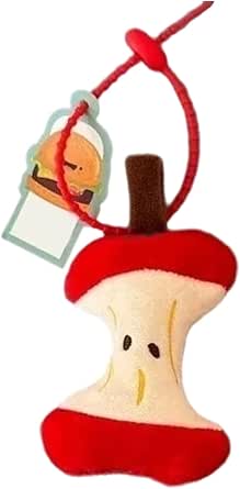Amazon.com: GORBUS Adorable Fruit Cores Plush Keychain Creative Design ...