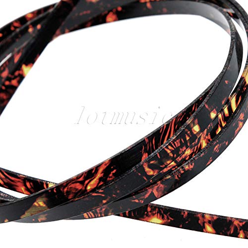 Amazon.com: Guitar Parts 8pc Tortoise Shell Guitar Binding Maker ...