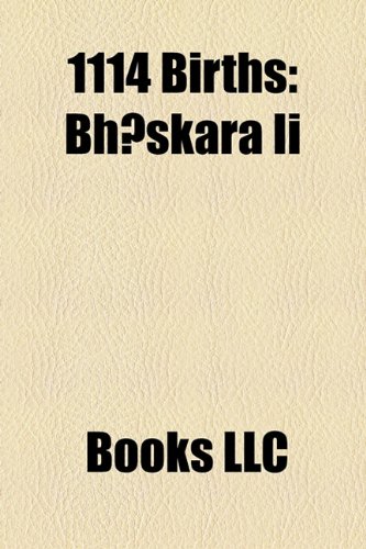 1114 Births: Bhaskara II, Fujiwara No Sh : Llc, Books: Amazon.es: Libros