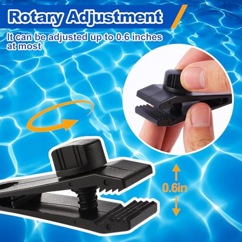 QUFA Solar Cover Reel Straps Kit for Inground Pools, Fits Solar Cover ...