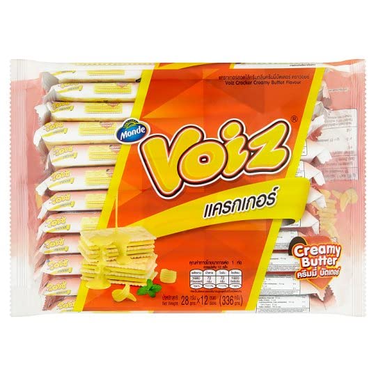 Amazon.com : Voiz Crackers Creamy Butter Flavor Sandwich Snacks, (Pack ...