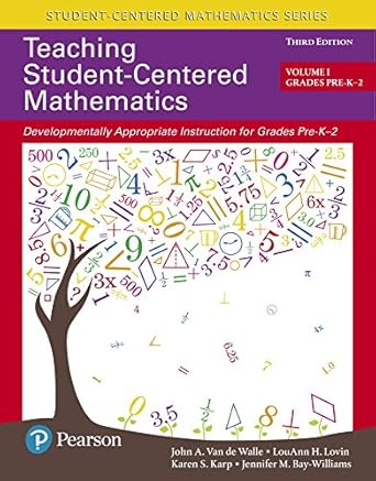 Amazon.com: Teaching Student-Centered Mathematics: Developmentally ...