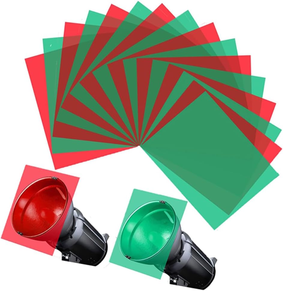 Amazon.com : Christmas Gel Filter 16 Pieces Gel Light Filter ...