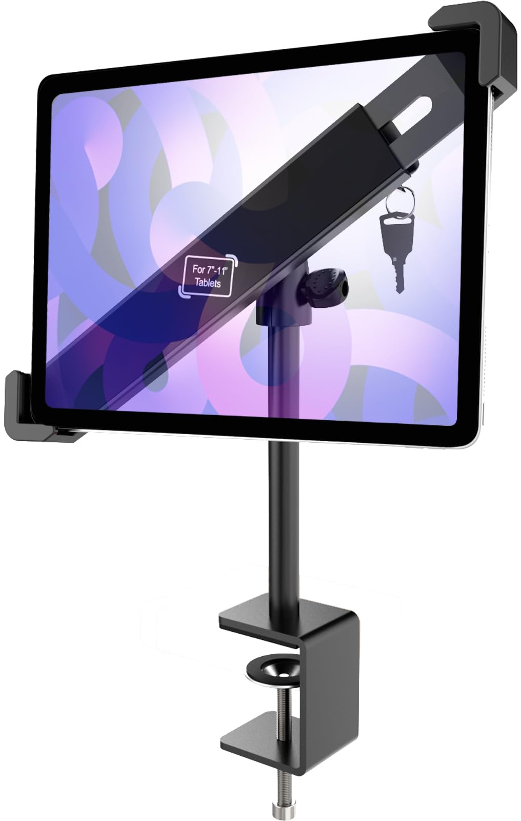 Amazon.com: Wukanleng Desktop Clamp Tablet Holder for Anti-Theft with ...