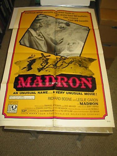 MADRON//ORIG. U.S ONE SHEET MOVIE POSTER (RICHARD BOONE/LESLIE CARON ...