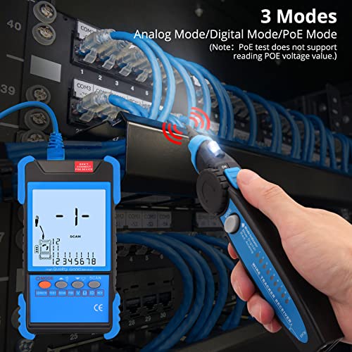 YGiTK Cable Tester PoE & NCV | Multifunction Network Cable Tester with ...