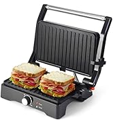 Amazon.com: UVFAST Small Panini Press Grill Sandwich Maker, Electric 3 ...