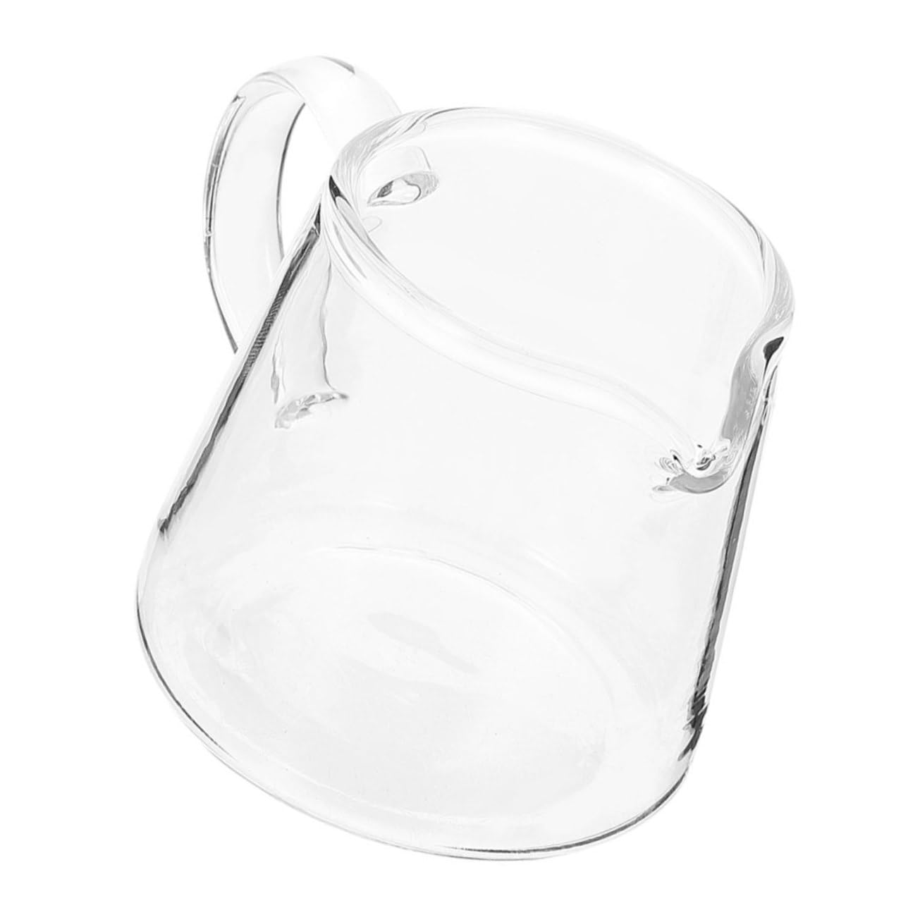 Amazon | NUOLUX ガラス製クリーマー容器 coffee mug coffee cup ソース用ピッチャー クリーマーピッチャー 水飲みマグ ウォーターカップ ミルクポアラー ...
