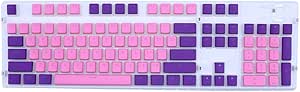 Amazon.com: Matrix Pudding PBT Doubleshot Full 104 Keycap Set, Backlit ...