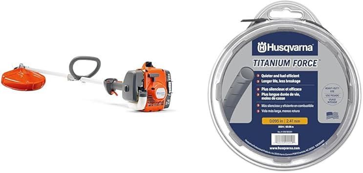 Amazon.com : Husqvarna 122LK 17-inch 22-cc Gas Trimmer and 140-Foot ...