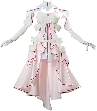 Amazon.com: Sword Art Online SAO Alicization Yuuki Asuna Cosplay Costume Halloween Uniform ...