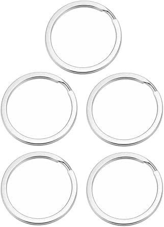 Amazon.com: Marine Grade 316 Stainless Steel Key Ring Key Chain Heavy ...