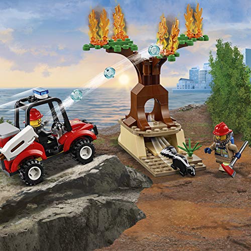 LEGO 60217 City Fire Fire Plane Toy Aeroplane Set with Buggy, 3 ...