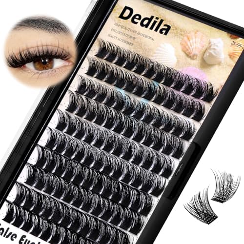 Amazon.com: Higu clace Lash Clusters 96PCS, D Curl Eyelash Clusters ...
