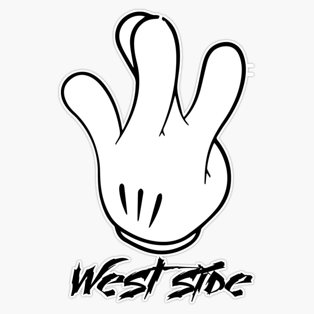 Amazon.com - West Side Vinyl Waterproof Sticker Decal Car Laptop Wall ...